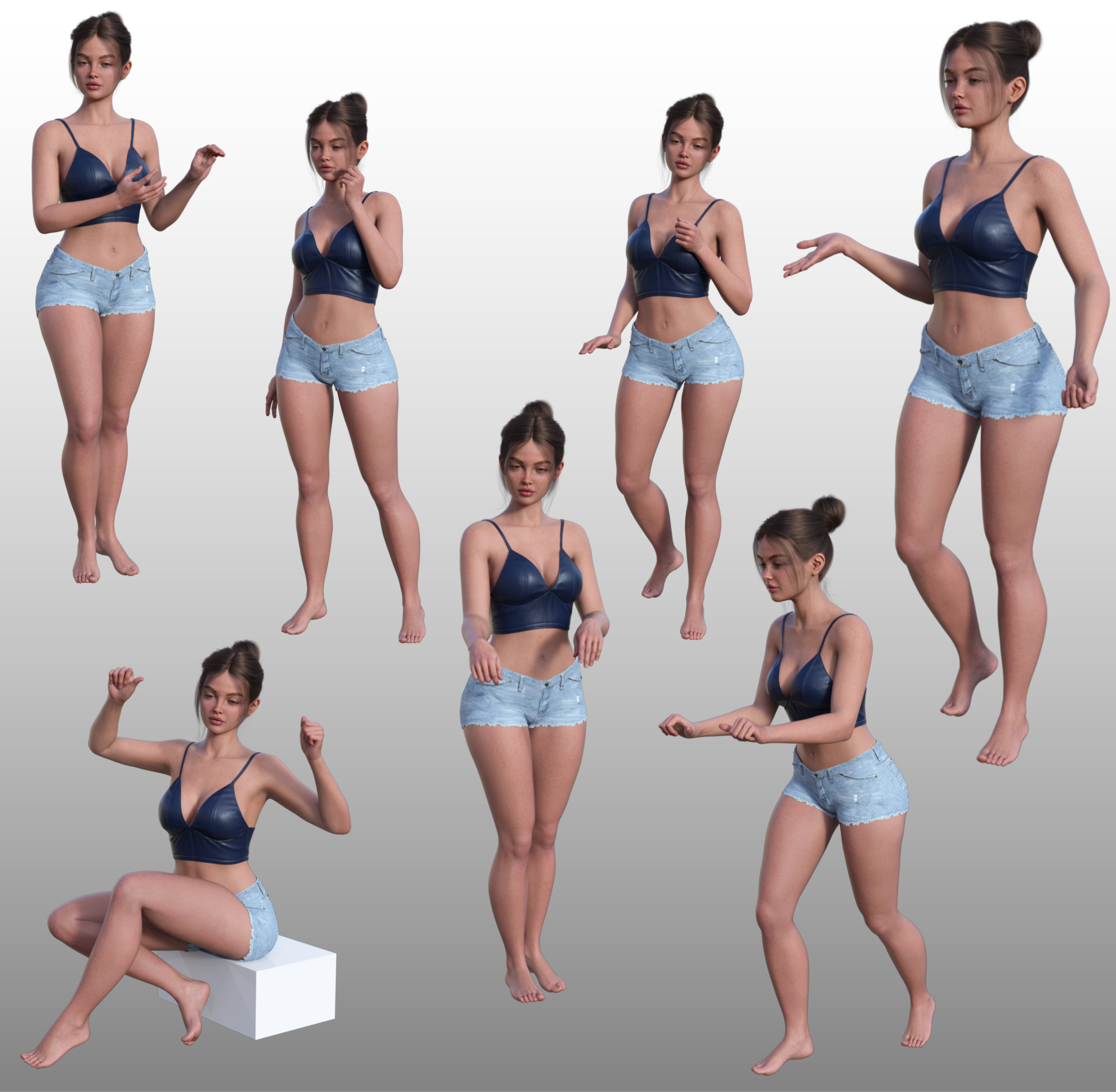 FG Candy Shop Poses | Daz 3D