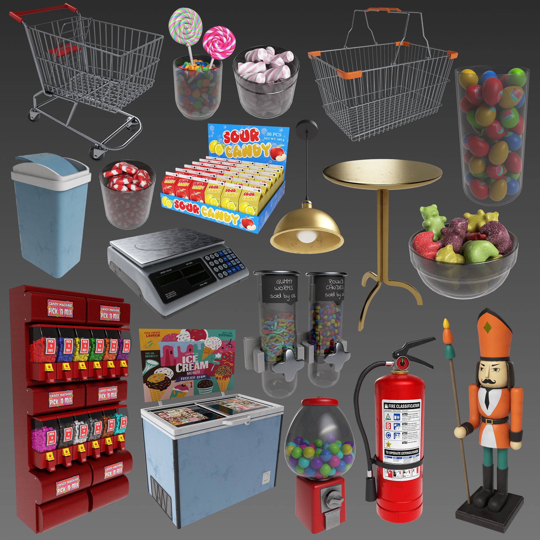 FG Candy Shop Bundle | Daz 3D