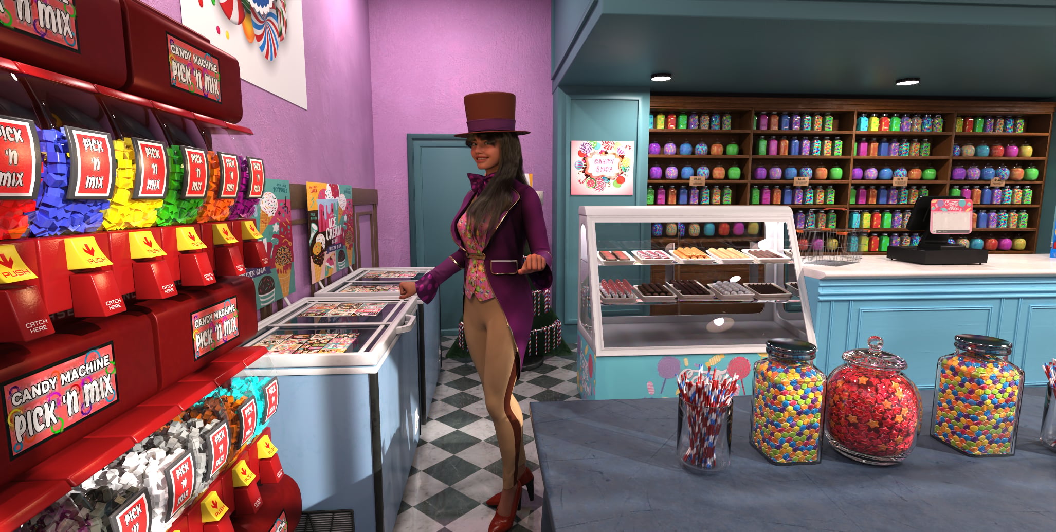 FG Candy Shop Bundle | Daz 3D