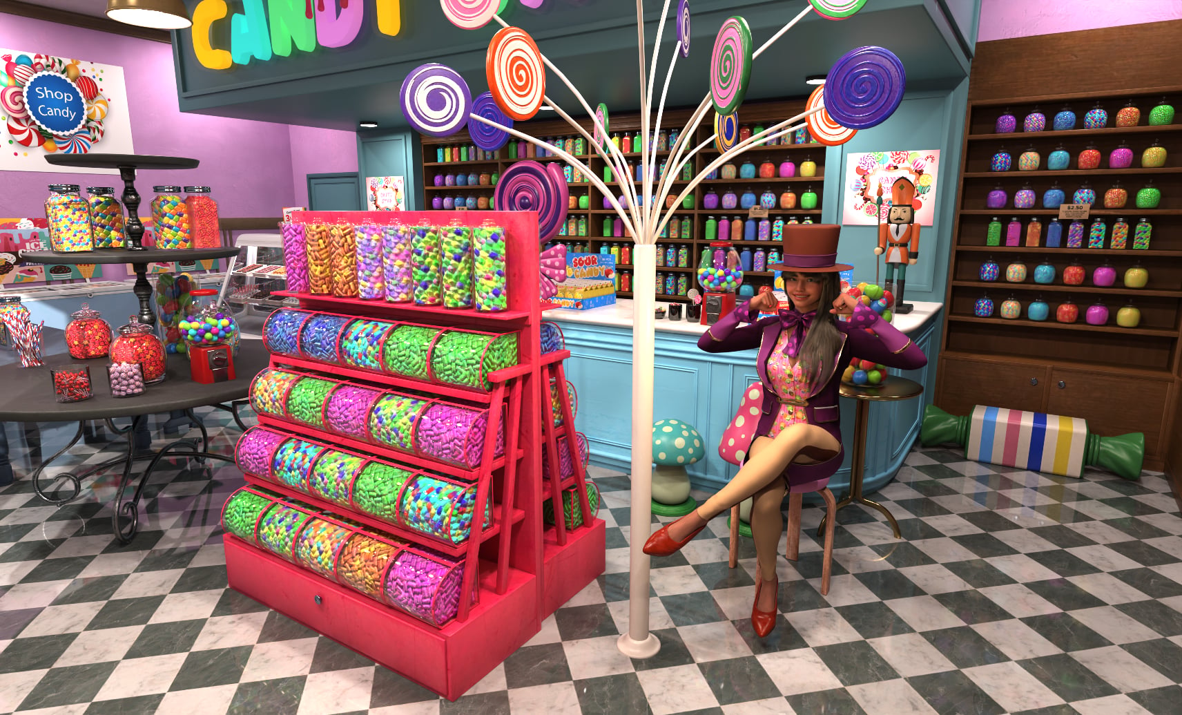 FG Candy Shop Bundle | Daz 3D