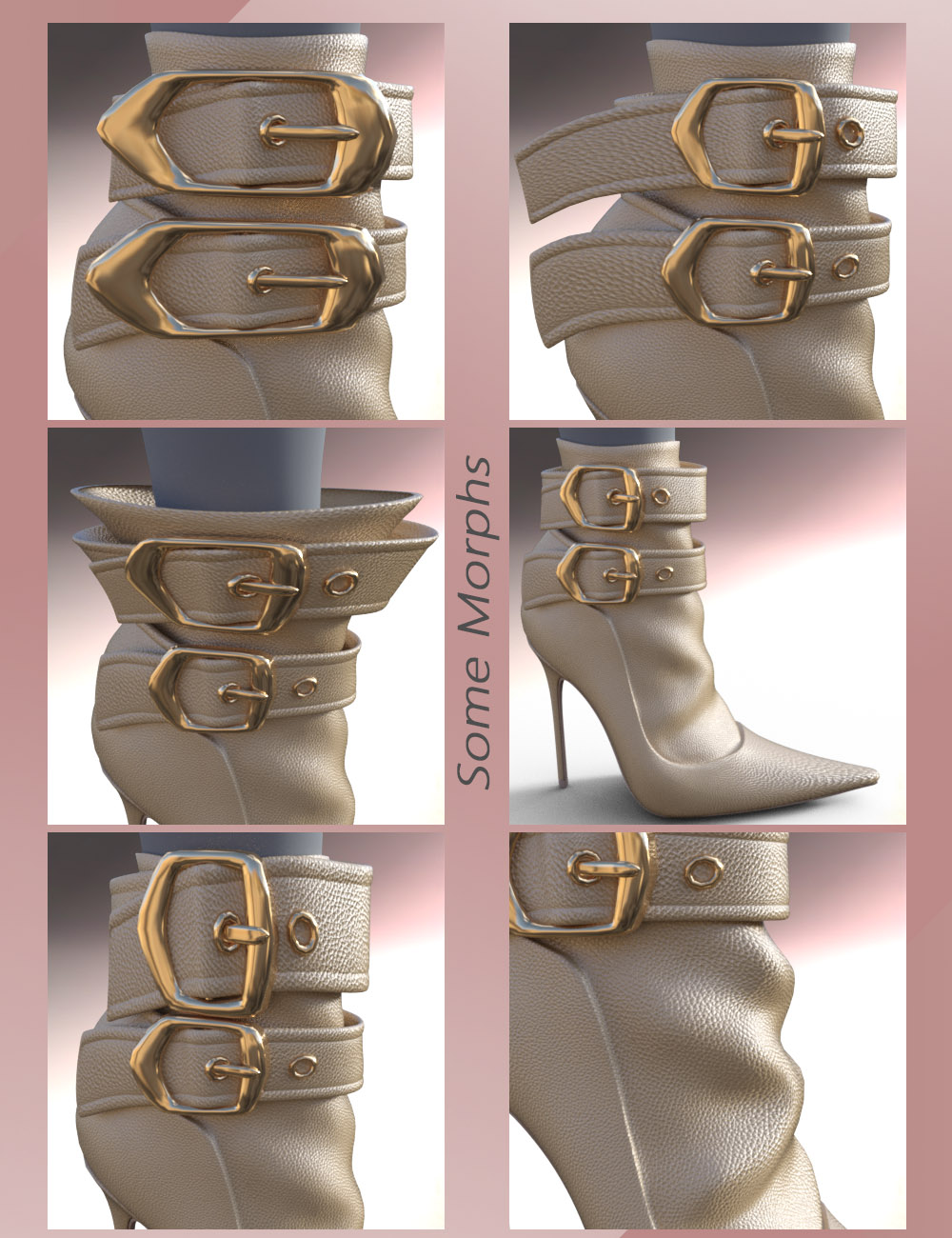 Anika Stiletto Heels for Genesis 9 Feminine | Daz 3D