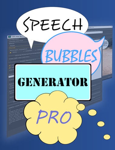 V3D Speech Bubbles Generator Pro | Daz 3D