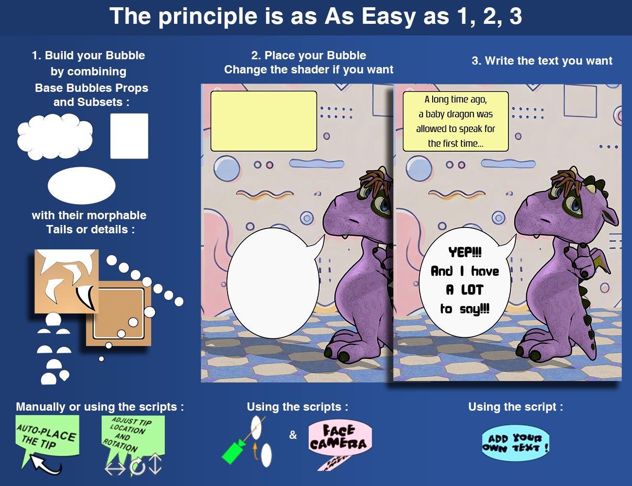 V3D Speech Bubbles Generator Pro | Daz 3D