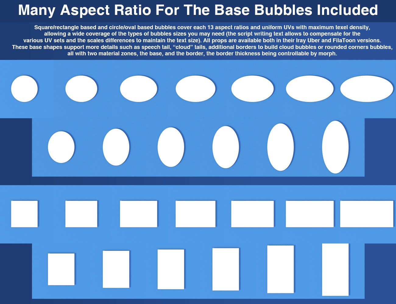 V3D Speech Bubbles Generator Pro | Daz 3D
