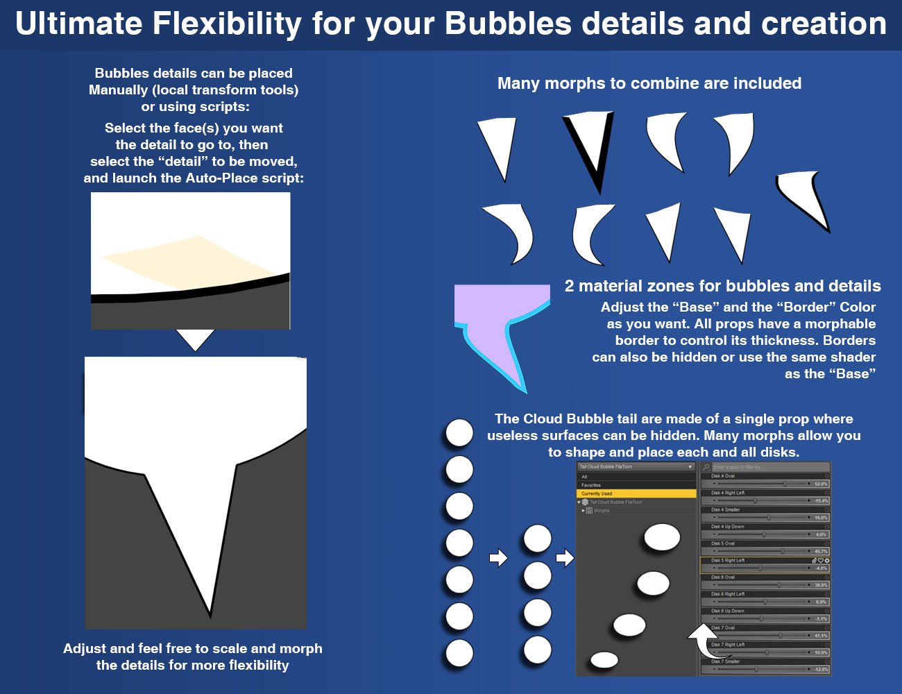 V3D Speech Bubbles Generator Pro | Daz 3D