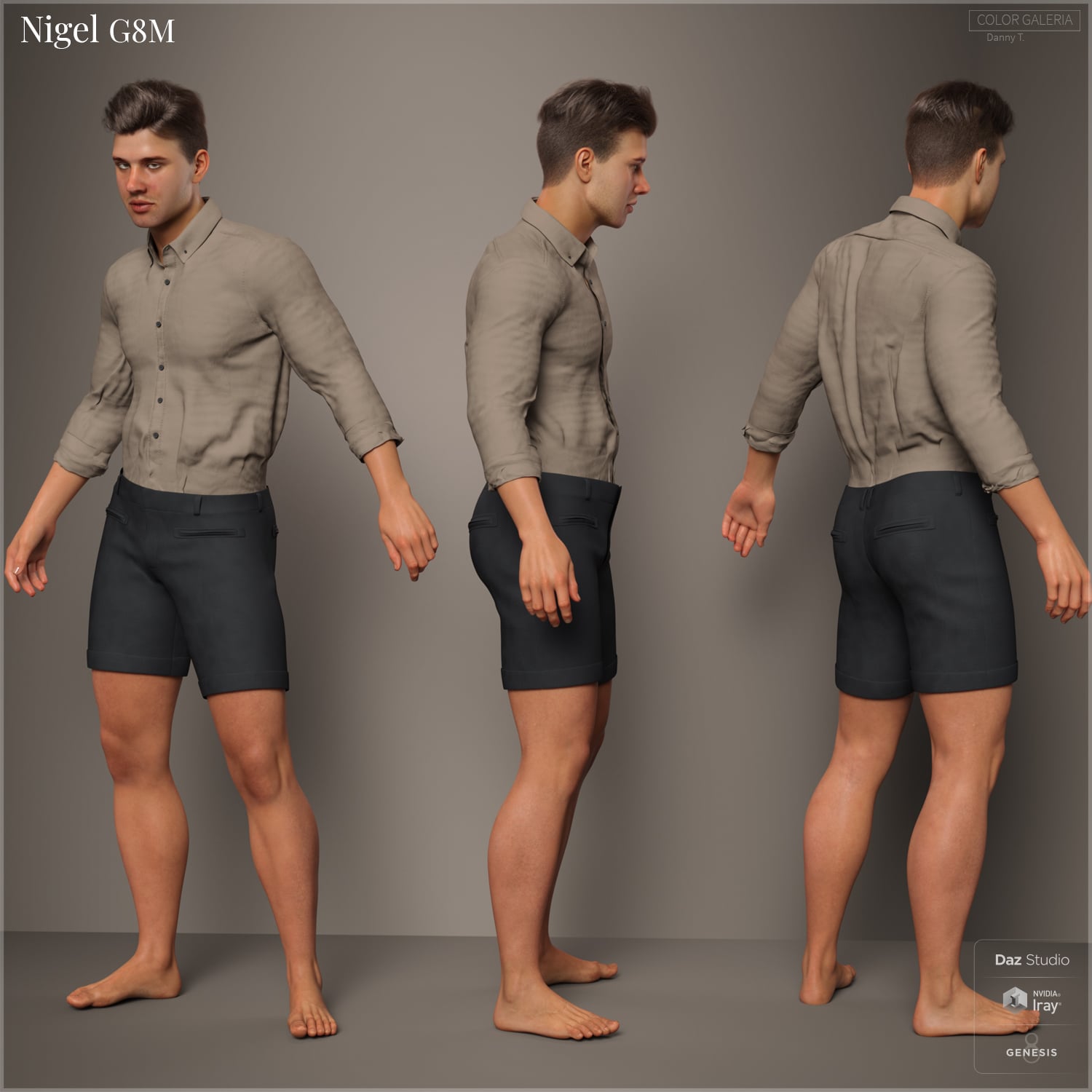 CGI Nigel for Genesis 8 Male | Daz 3D