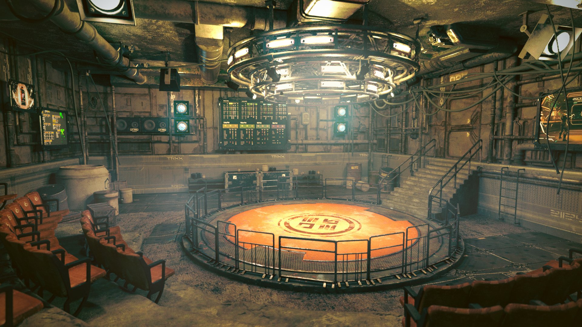 UFS Fighting Pit | Daz 3D