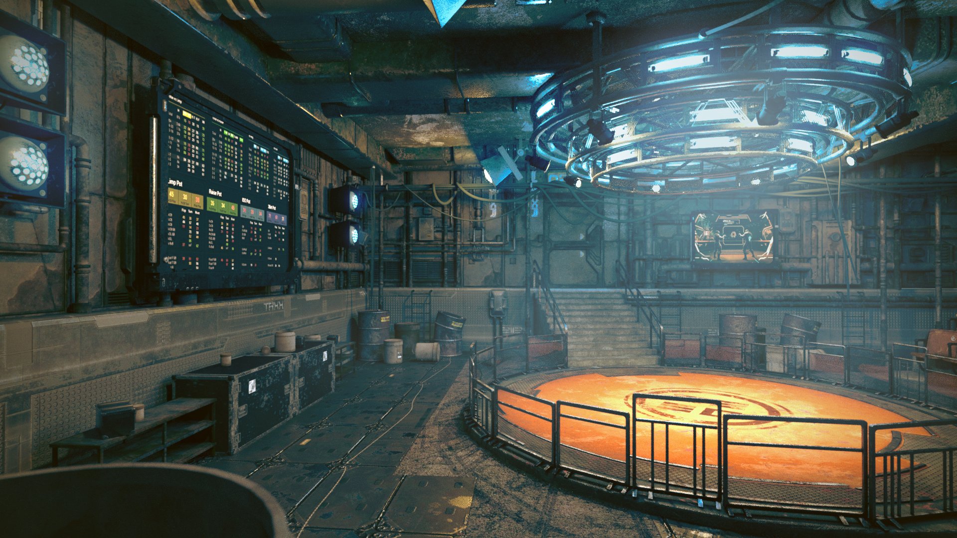 UFS Fighting Pit | Daz 3D