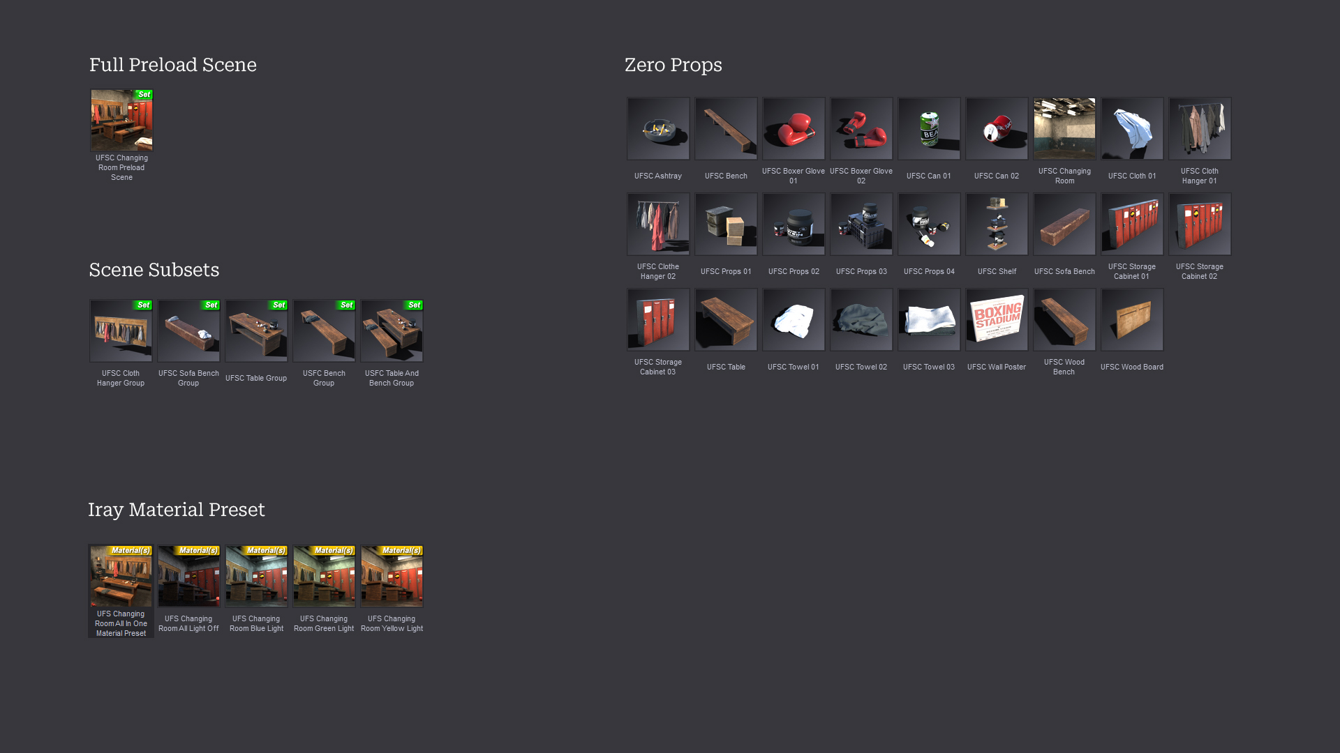 UFS Changing Room | Daz 3D