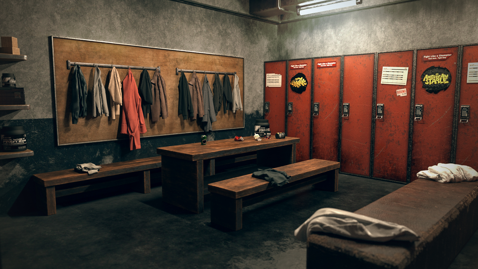 Underground Fighting Scenes Bundle | Daz 3D