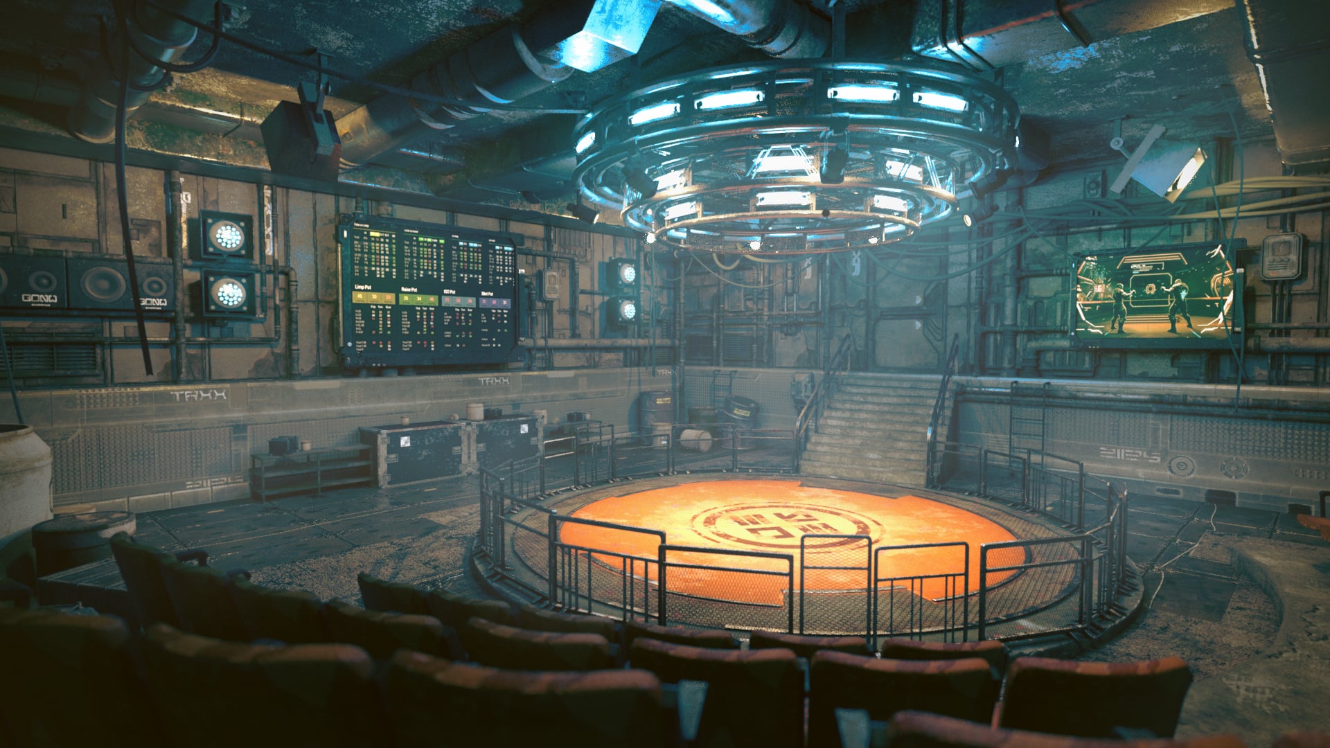 Underground Fighting Scenes Bundle | Daz 3D