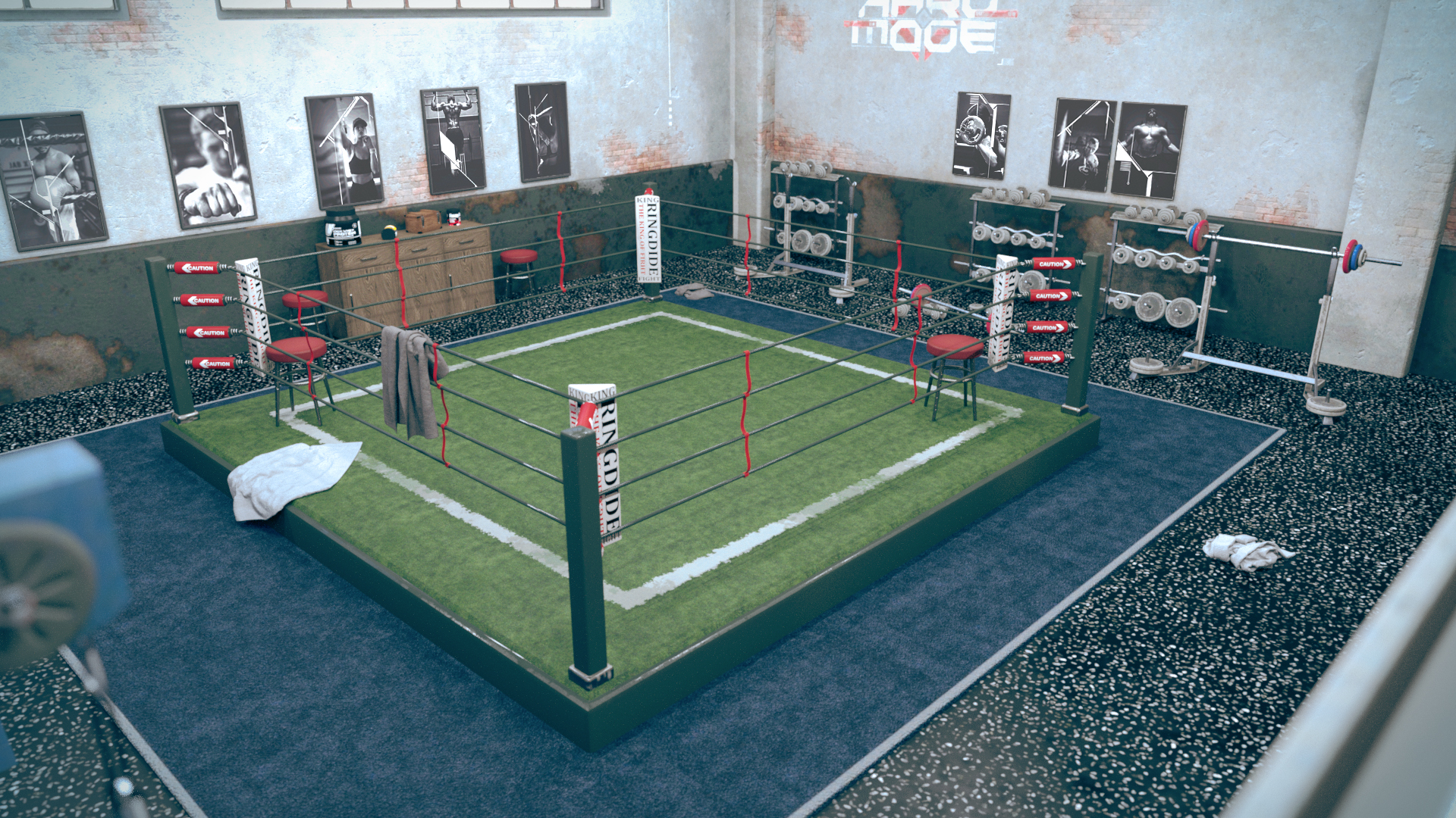 Underground Fighting Scenes Bundle | Daz 3D