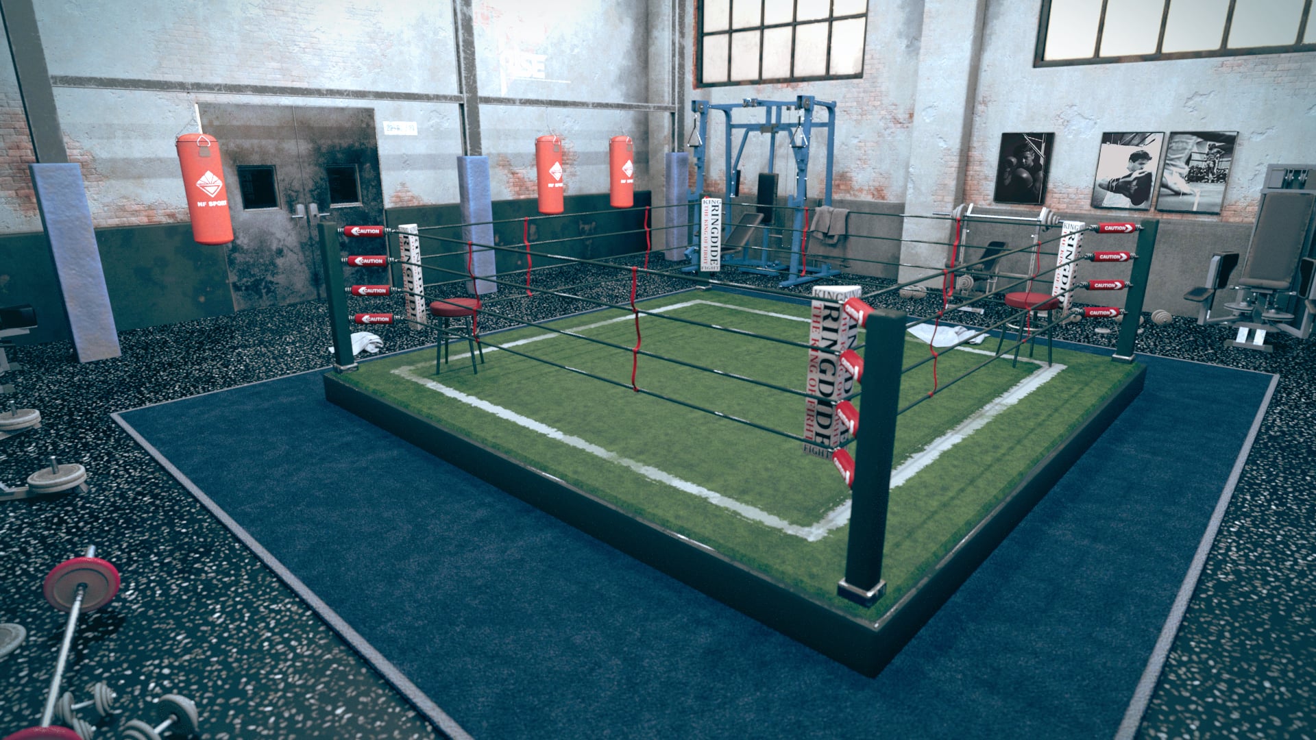 Underground Fighting Scenes Bundle | Daz 3D