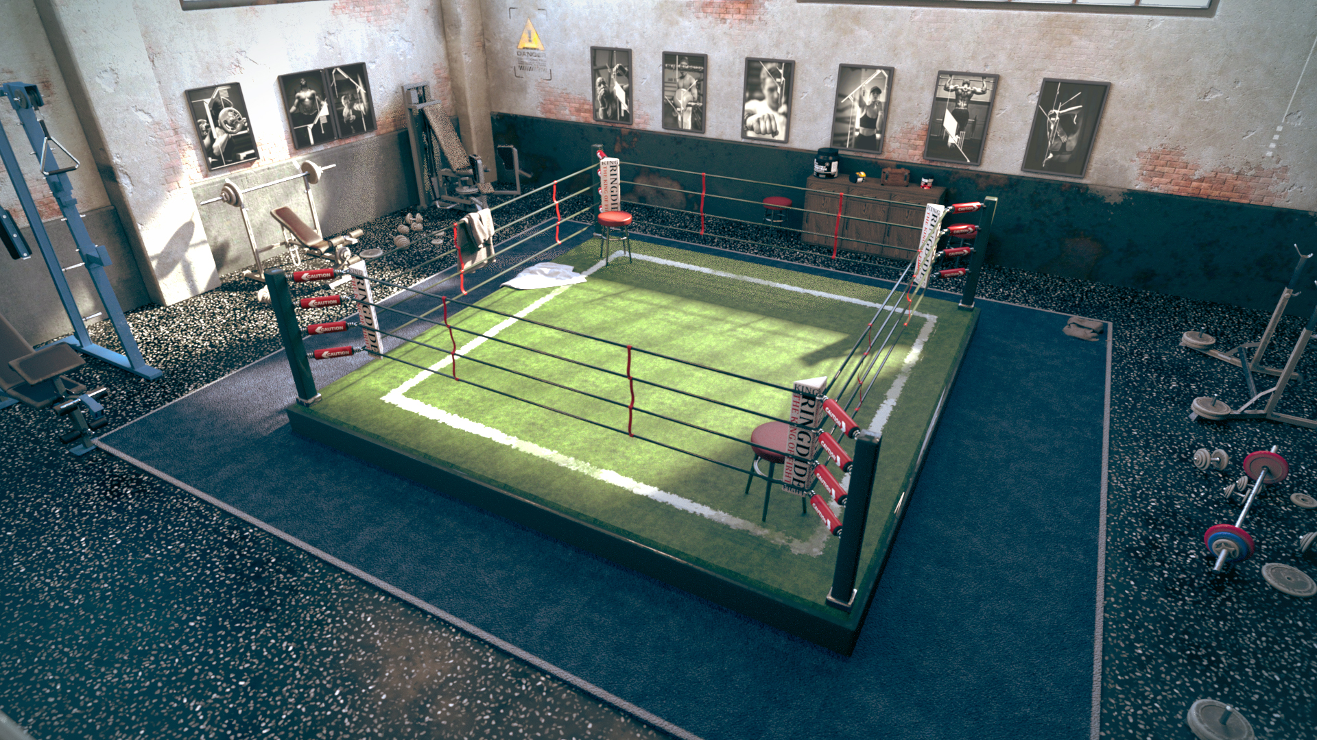 Underground Fighting Scenes Bundle | Daz 3D