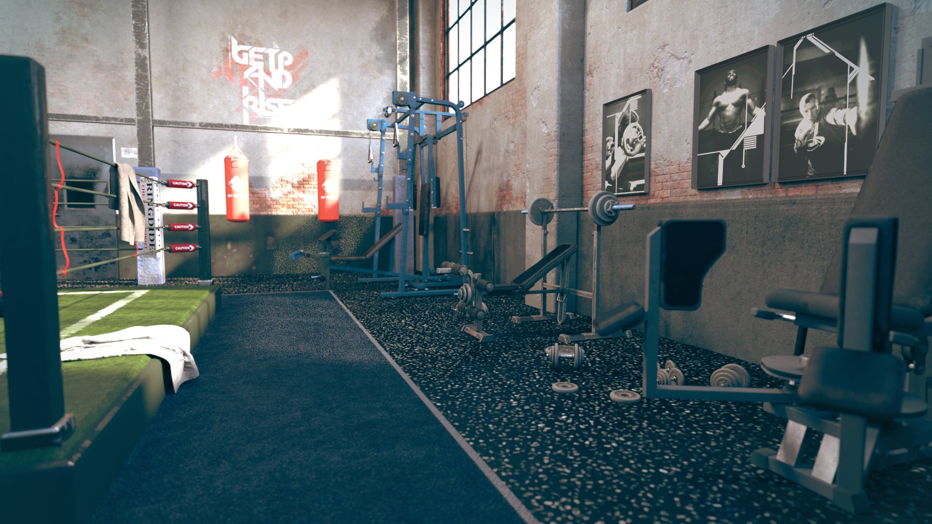 Underground Fighting Scenes Bundle | Daz 3D