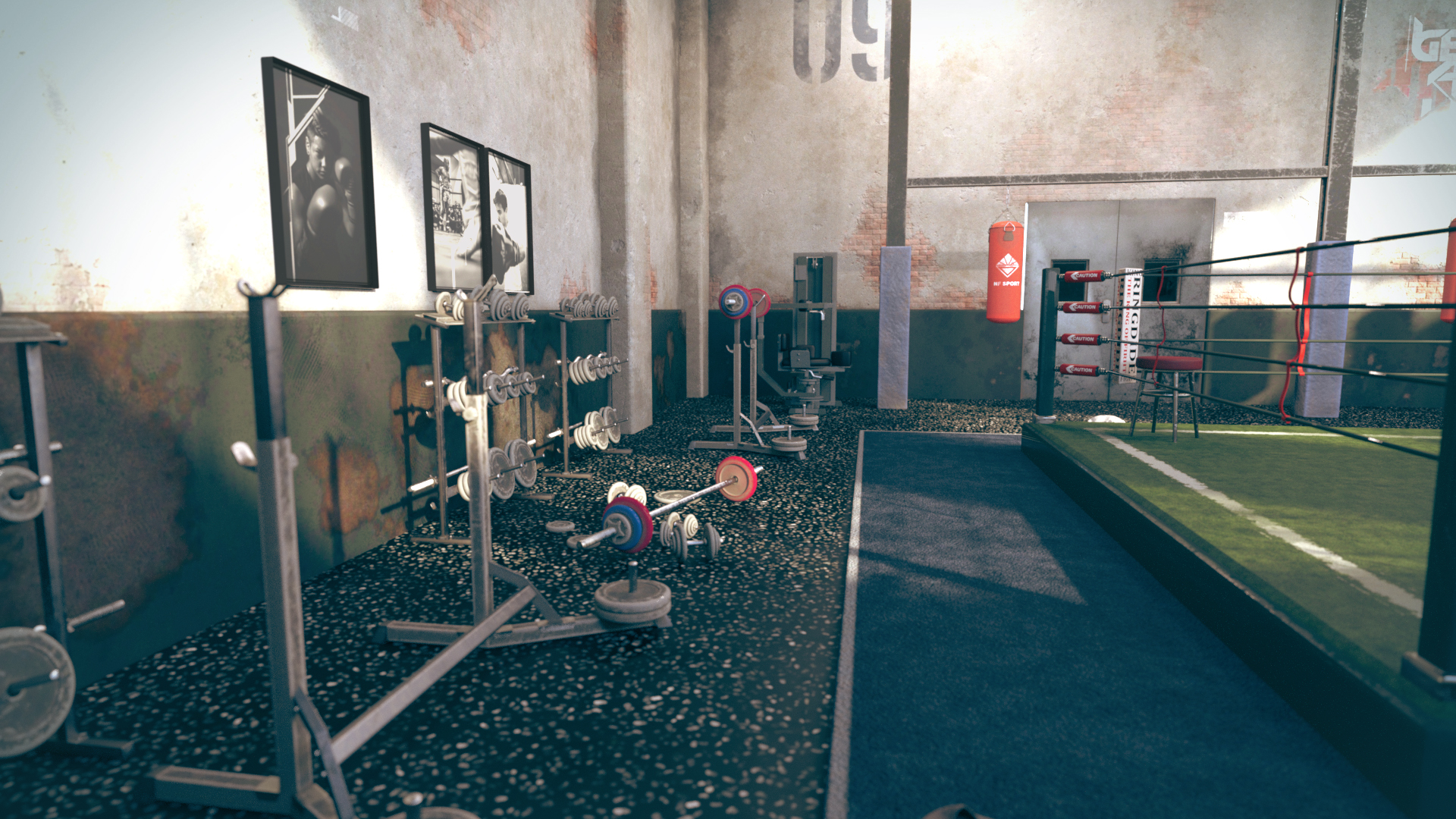 Underground Fighting Scenes Bundle | Daz 3D