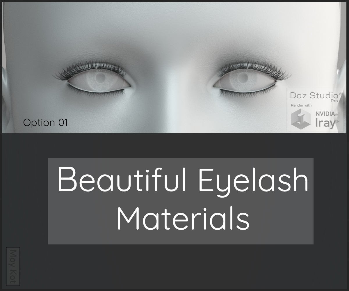 MYKT The Lashes Genesis 8 Female - Merchant Resource | Daz 3D