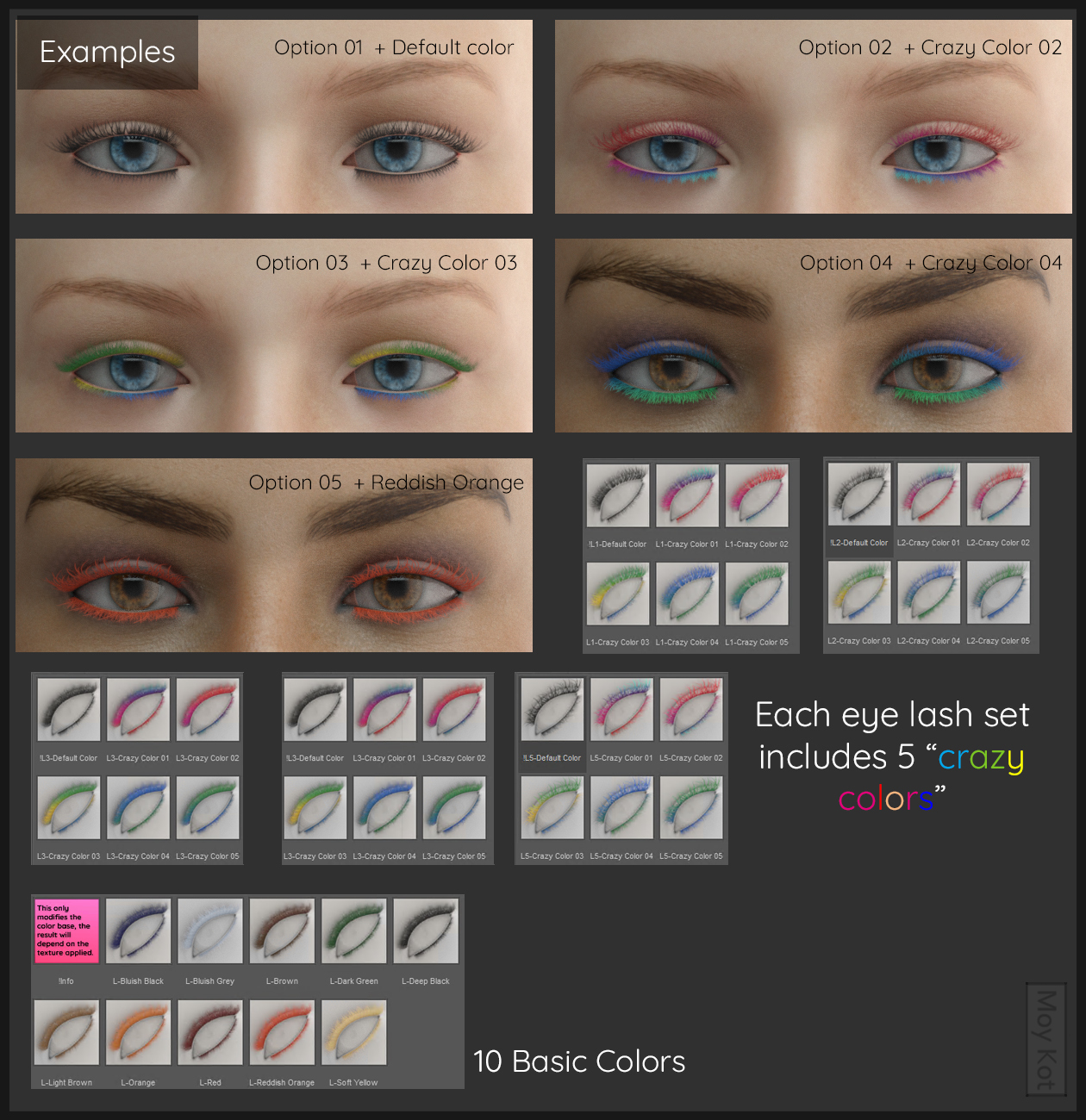 MYKT The Lashes Genesis 8 Female - Merchant Resource | Daz 3D