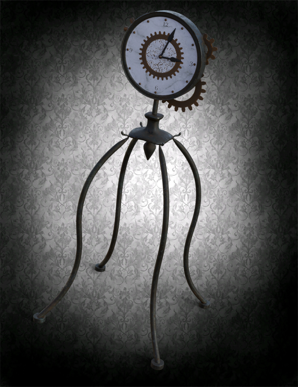 ND Steamy Deco : The Clocks | Daz 3D