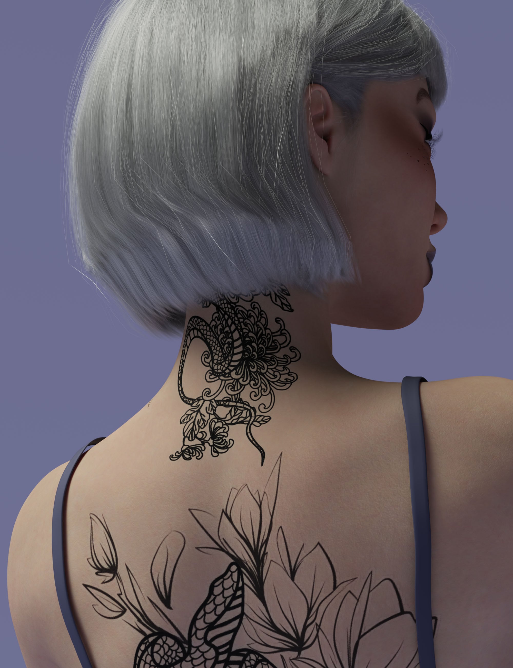 Venom Bloom LIE Makeup for Genesis 9 & Poses for Genesis 9 and 8 Female | Daz 3D