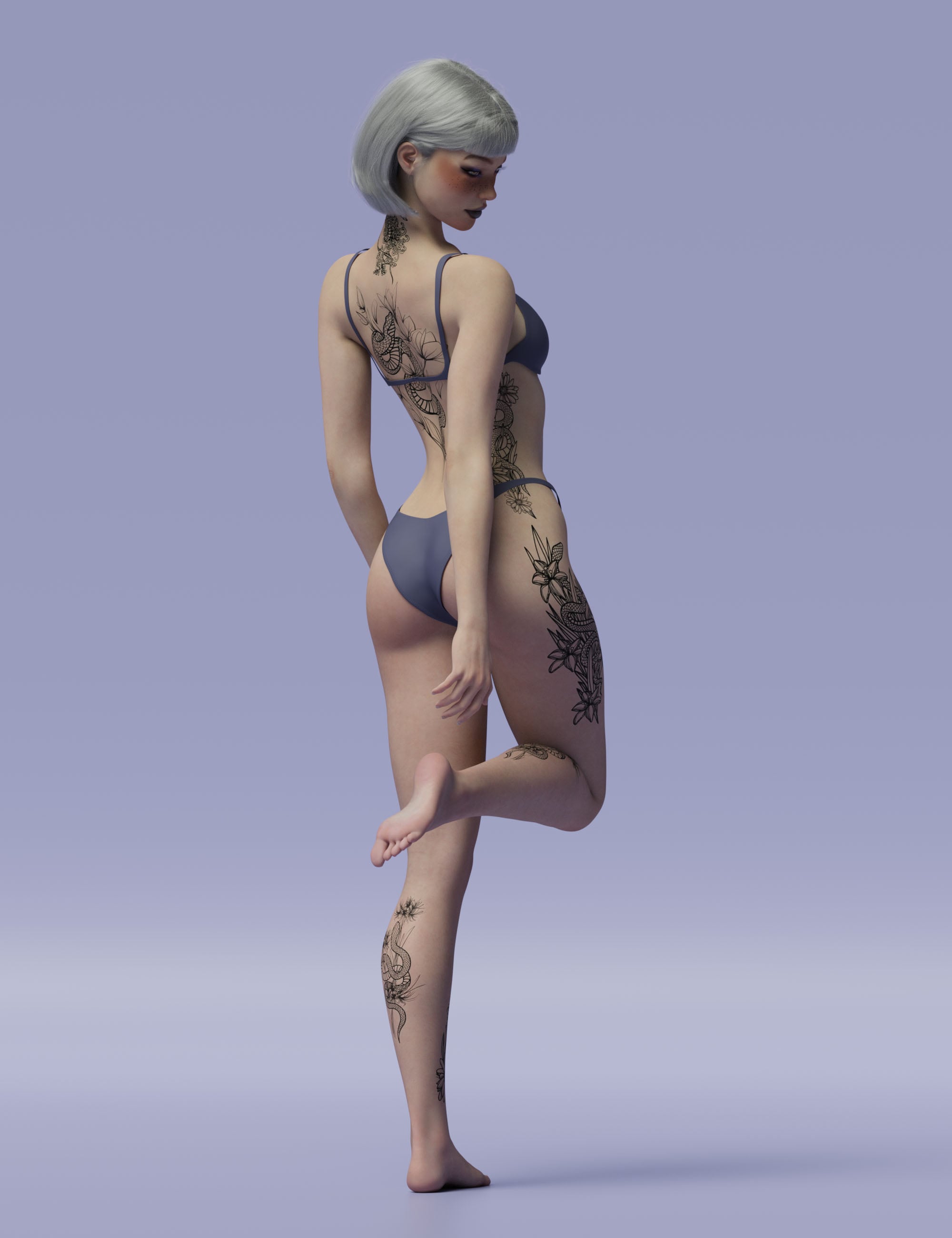 Venom Bloom LIE Makeup for Genesis 9 & Poses for Genesis 9 and 8 Female | Daz 3D