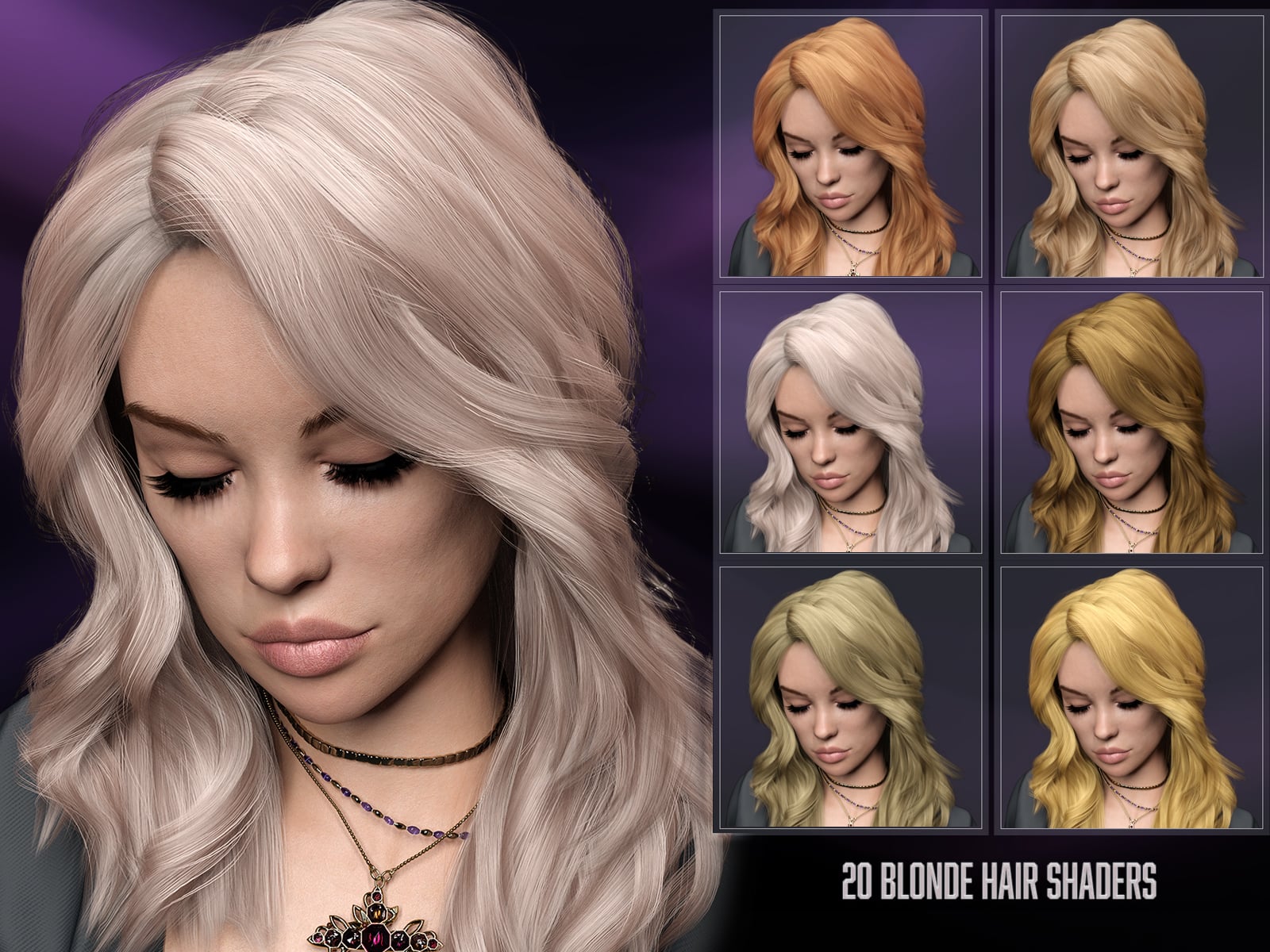 Twizted Complete Hair Shaders 2 | Daz 3D