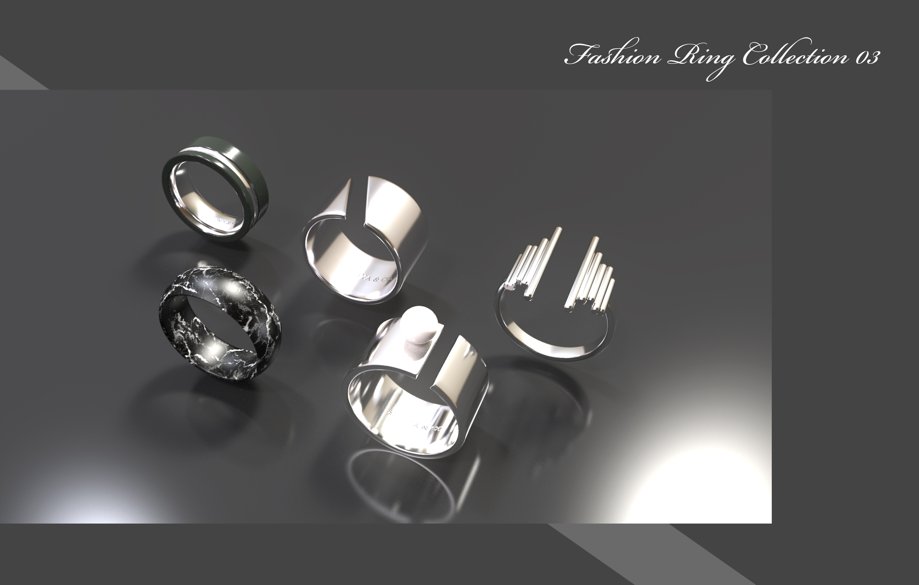 Fashion Ring Collection 03 | Daz 3D