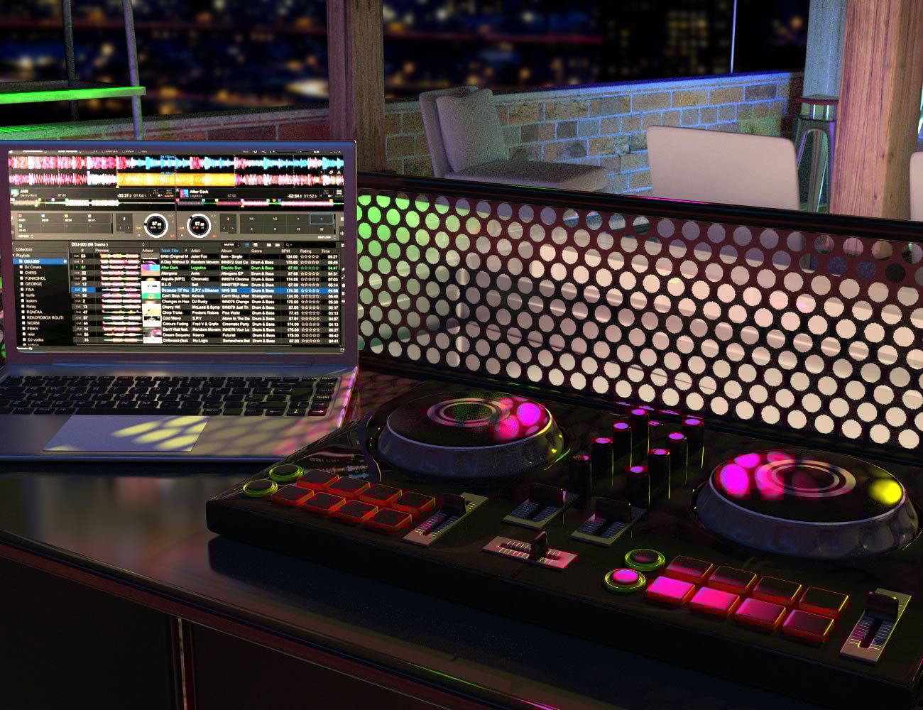 Rooftop Dance Club | Daz 3D