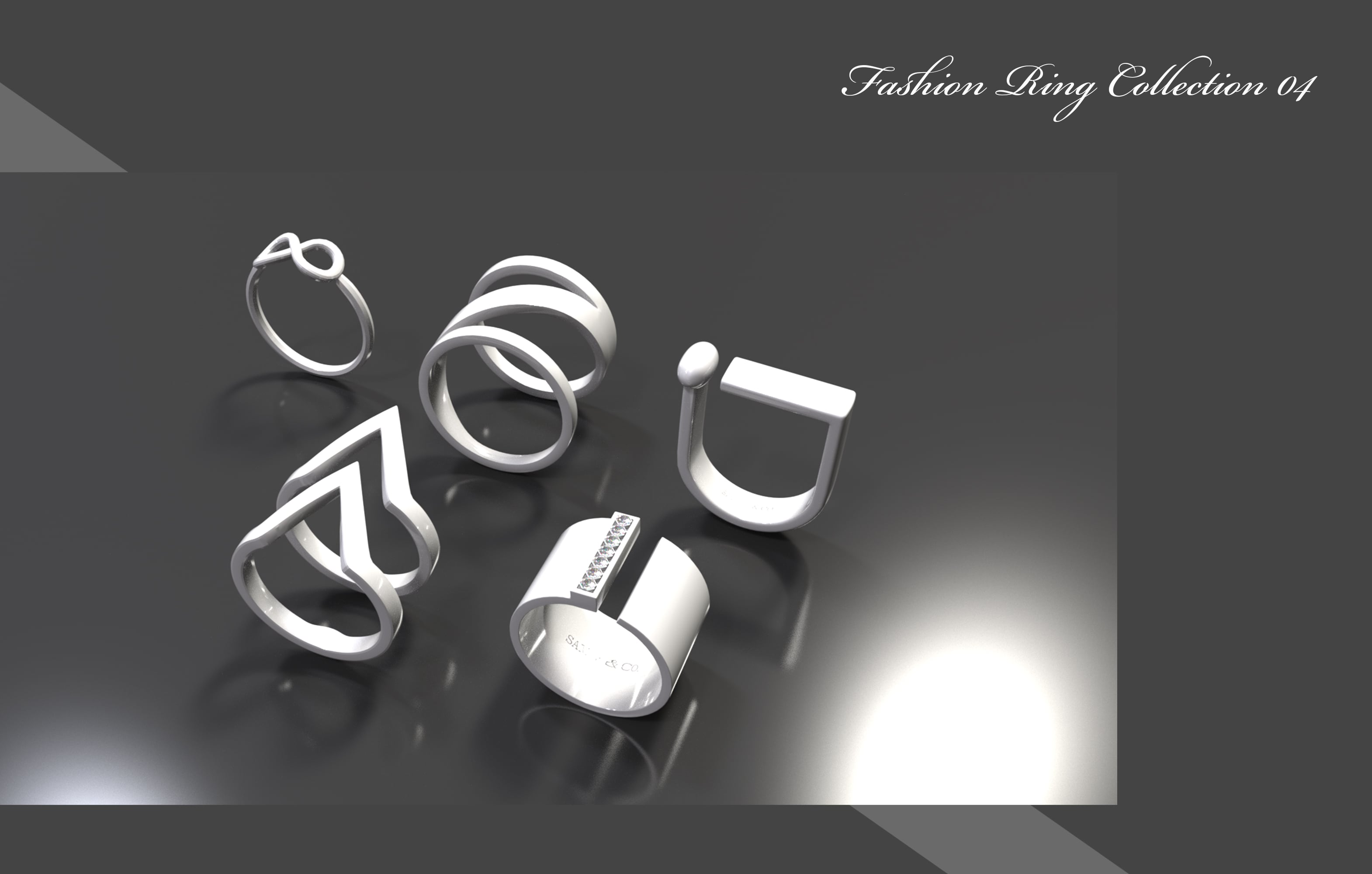 Fashion Ring Collection 04 | Daz 3D