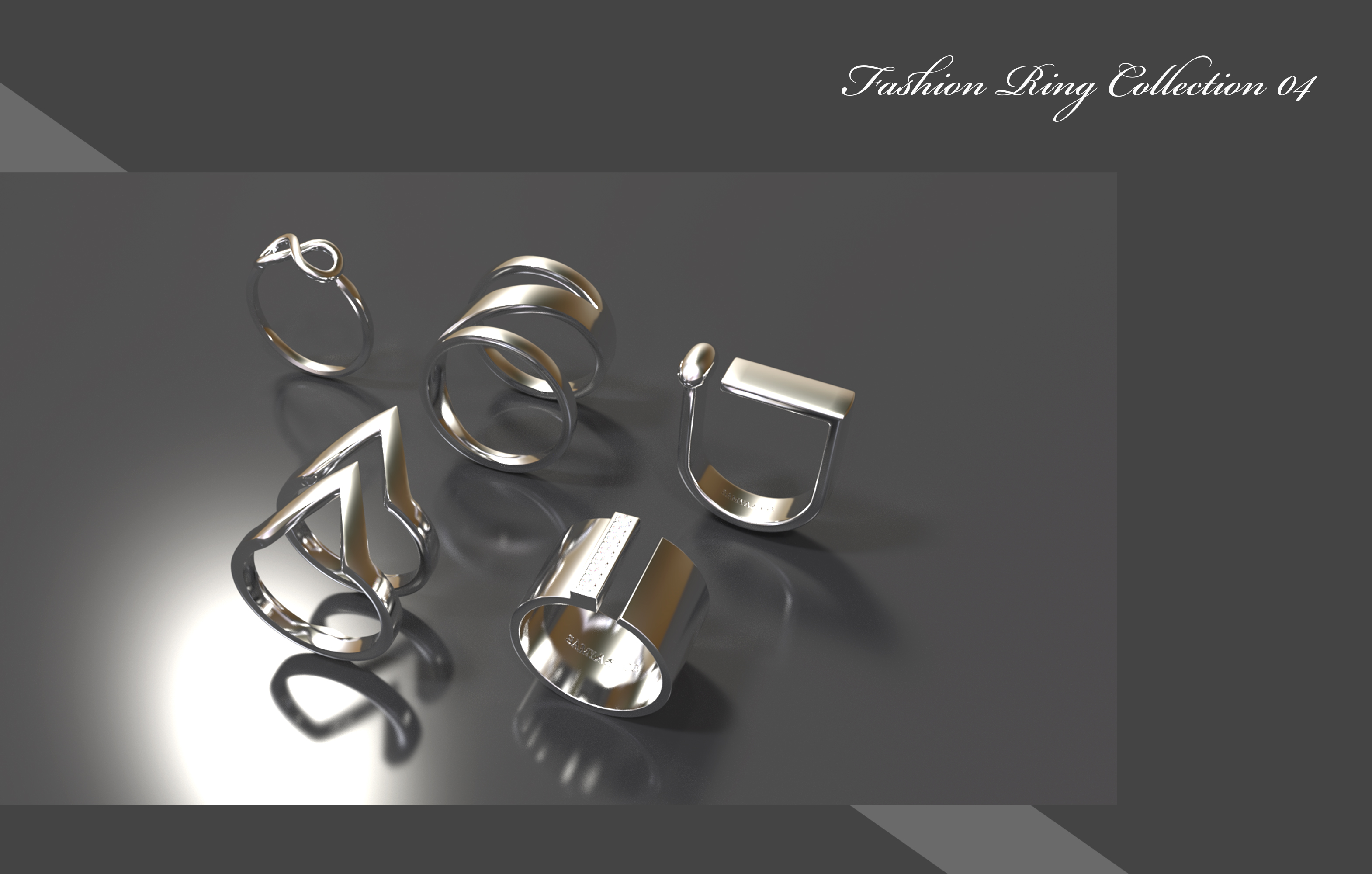 Fashion Ring Collection 04 | Daz 3D