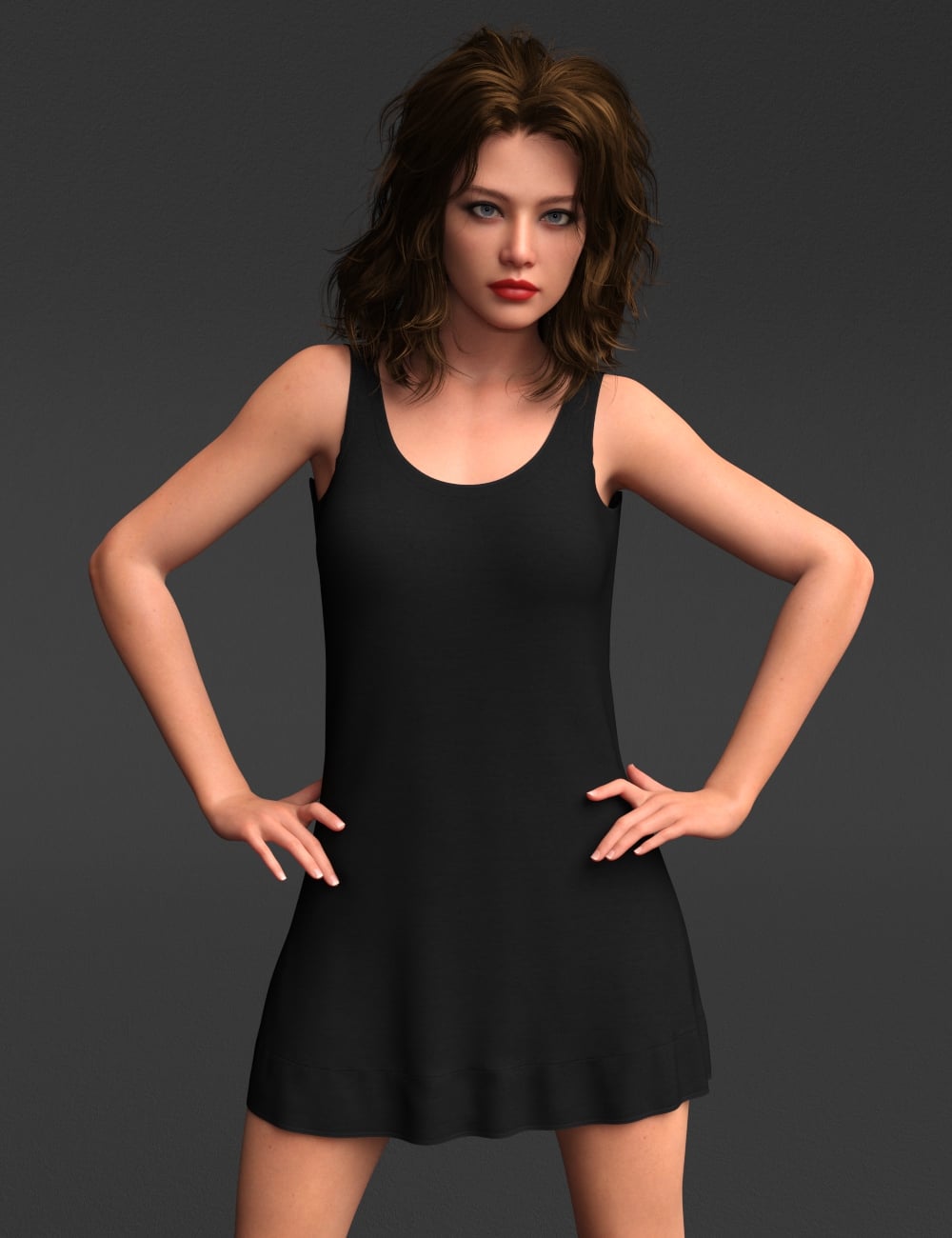 dForce Pretty Camisole for the Genesis 9 Feminine | Daz 3D