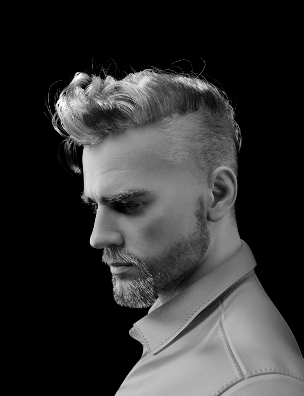 dForce Executive Producer Hair For Genesis 9 | Daz 3D