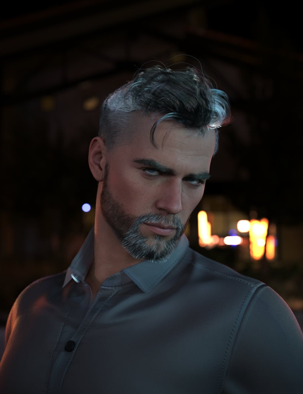 dForce Executive Producer Hair For Genesis 9 | Daz 3D