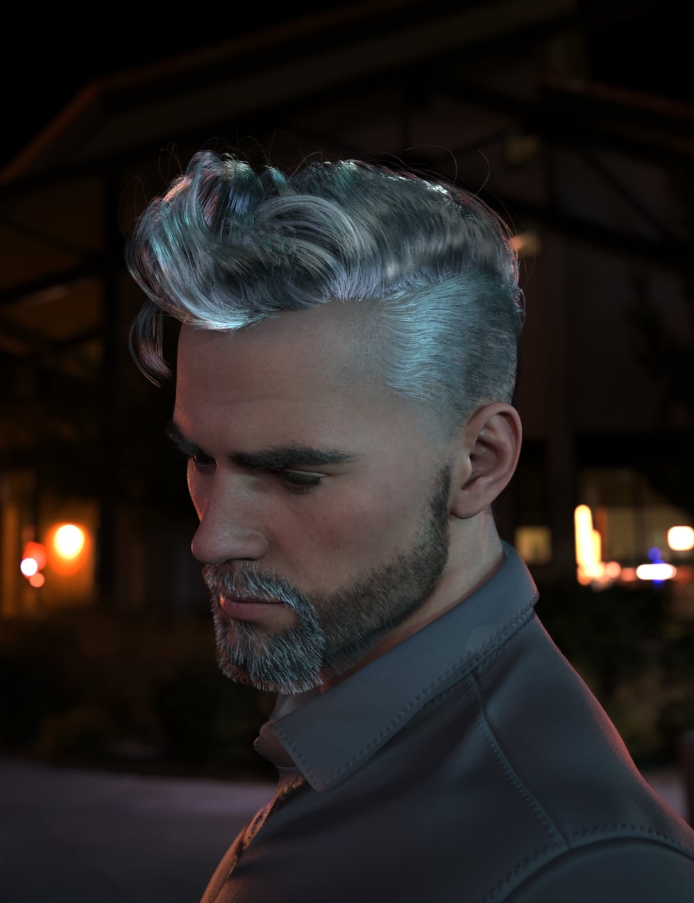 dForce Executive Producer Hair For Genesis 9 | Daz 3D