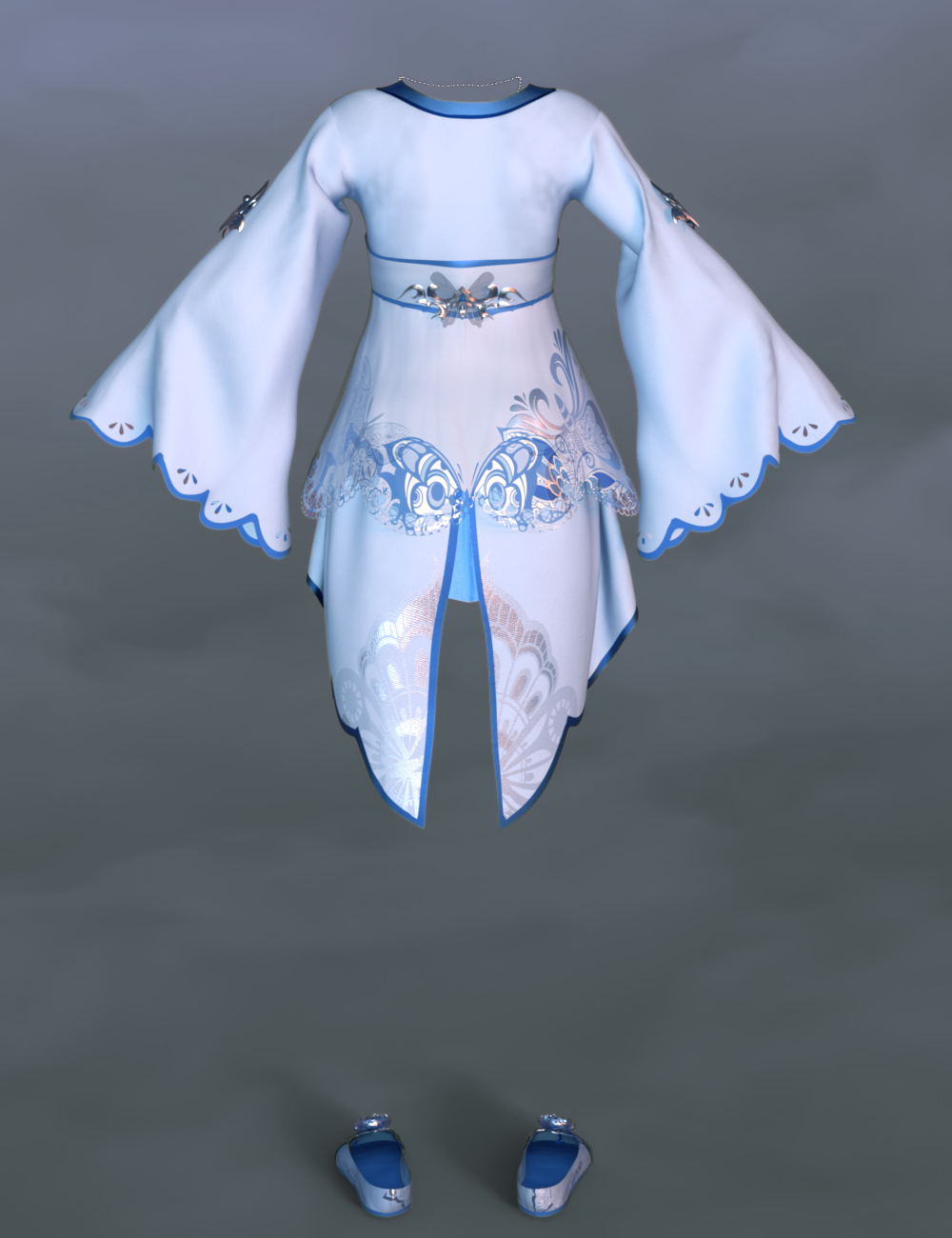 dForce Lala Fantasy Girl Dress for Genesis 9 | Daz 3D