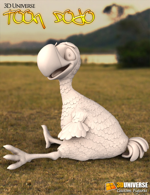 3D Universe Toon Dodo | Daz 3D