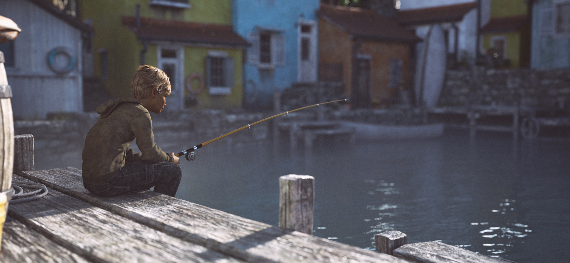 A Village by the Sea | Daz 3D