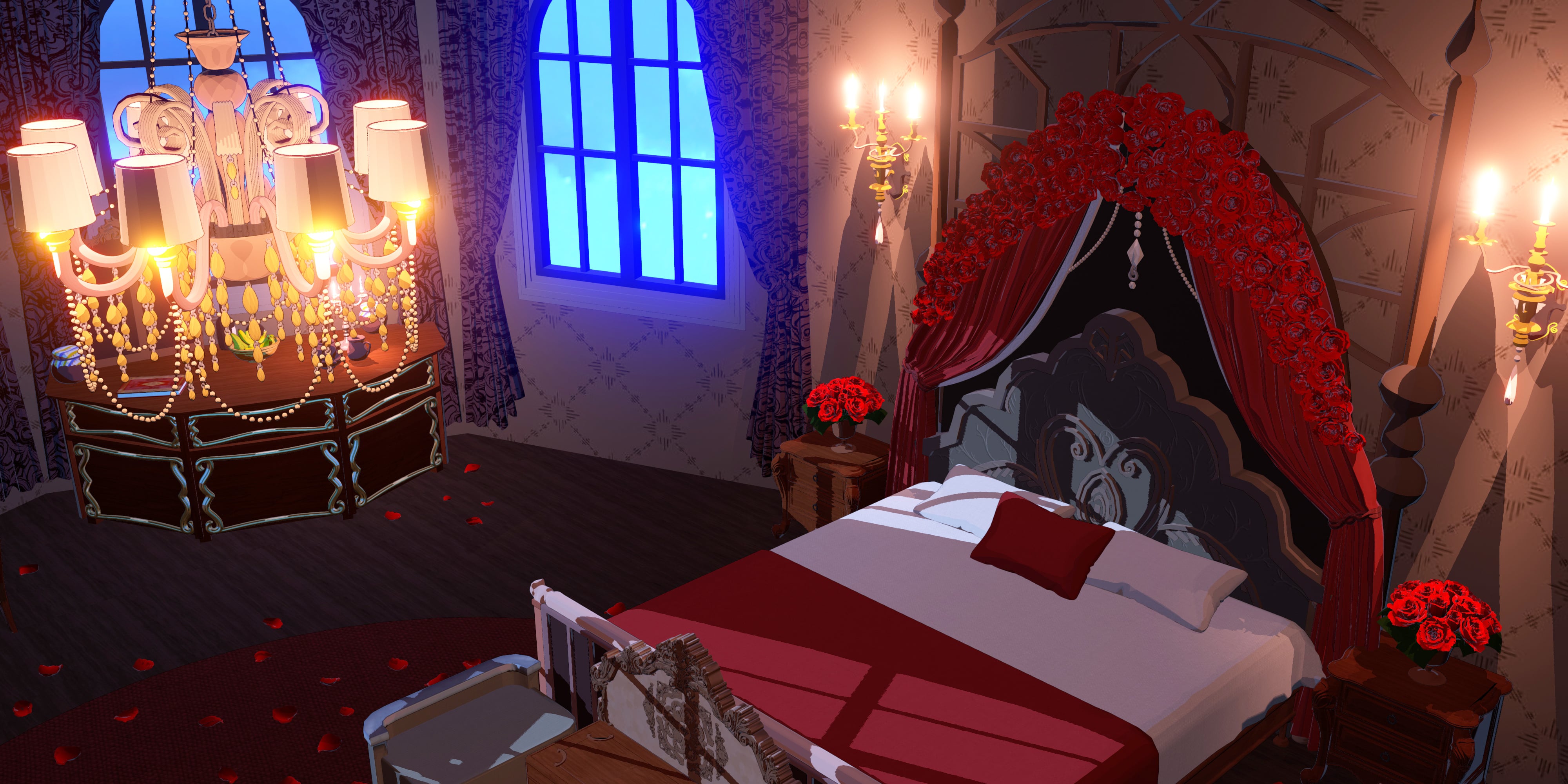 Princess Tera's Vampire Bedroom | Daz 3D