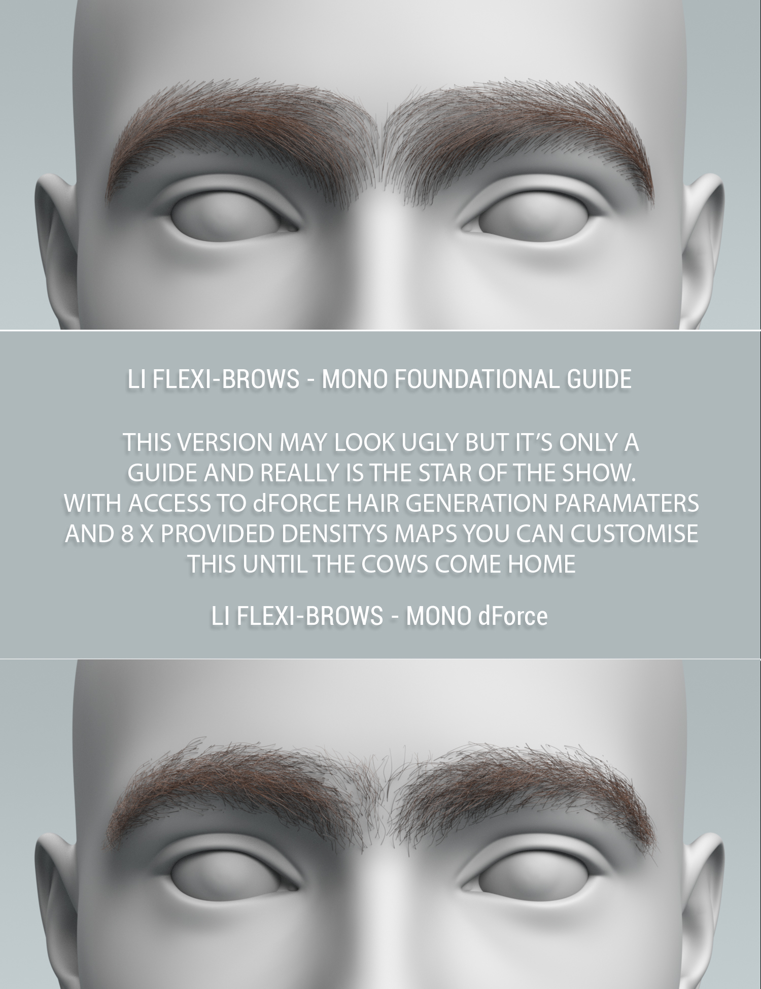 LI Flexi-Brows for Genesis 9 | Daz 3D
