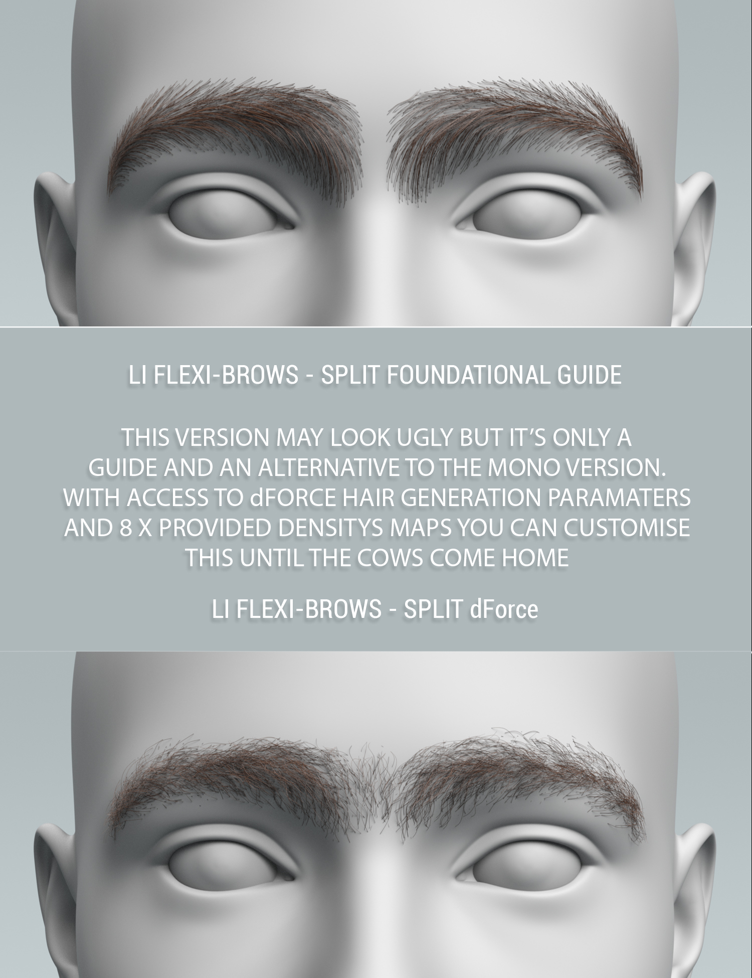 LI Flexi-Brows for Genesis 9 | Daz 3D