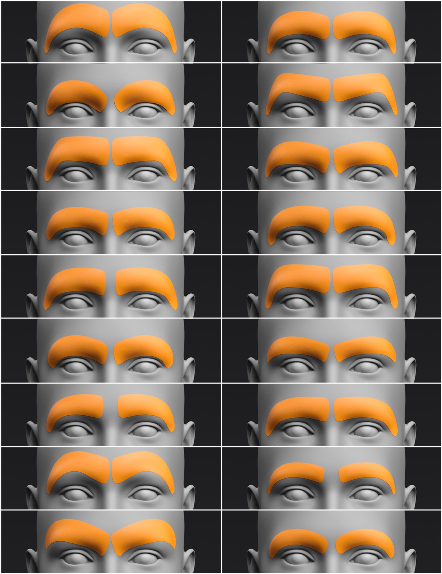 LI Flexi-Brows for Genesis 9 | Daz 3D