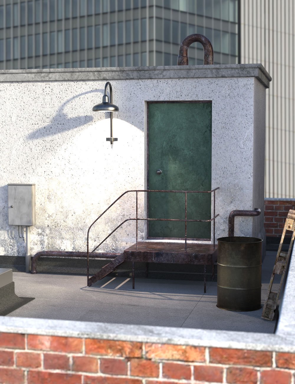 Rooftop Bundle | Daz 3D