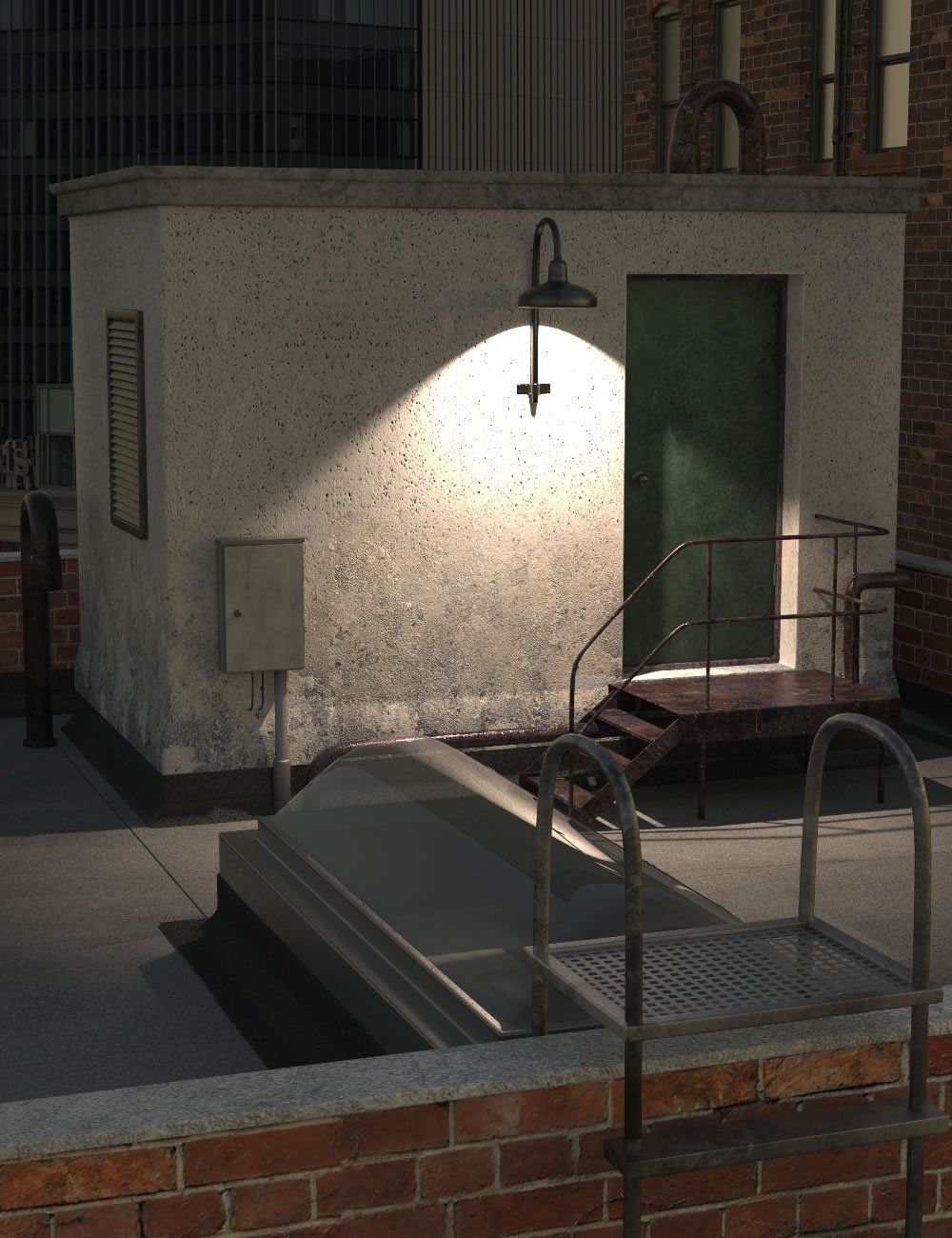 Rooftop Bundle | Daz 3D