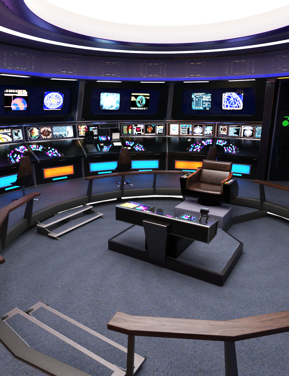 Toon Outer Space Ship Bundle Iray Texture Add-On | Daz 3D