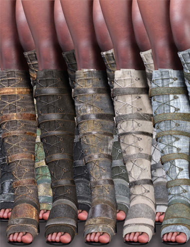 CB Maeriel Boots Texture Bundle | Daz 3D