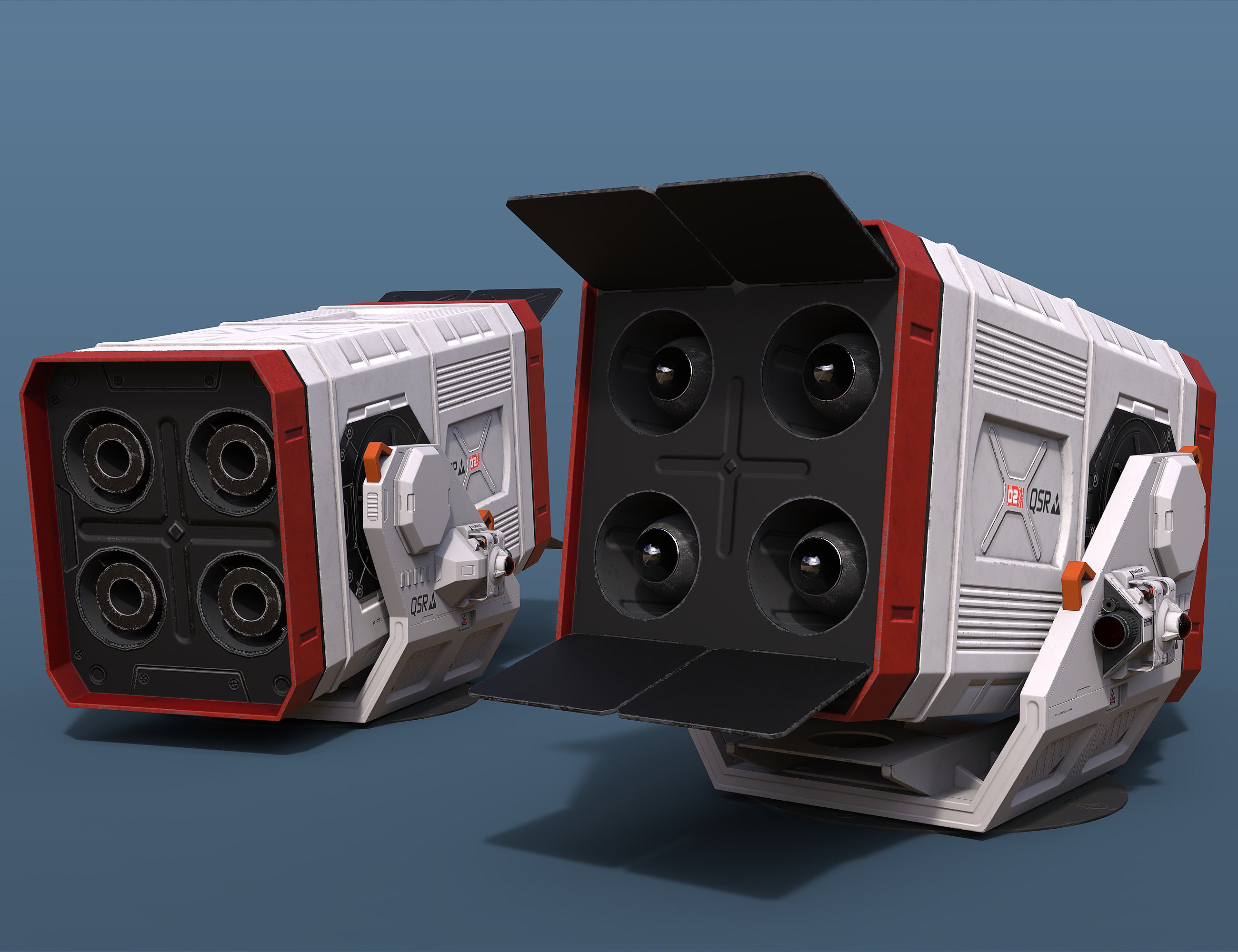 Modular Security Turrets | Daz 3D