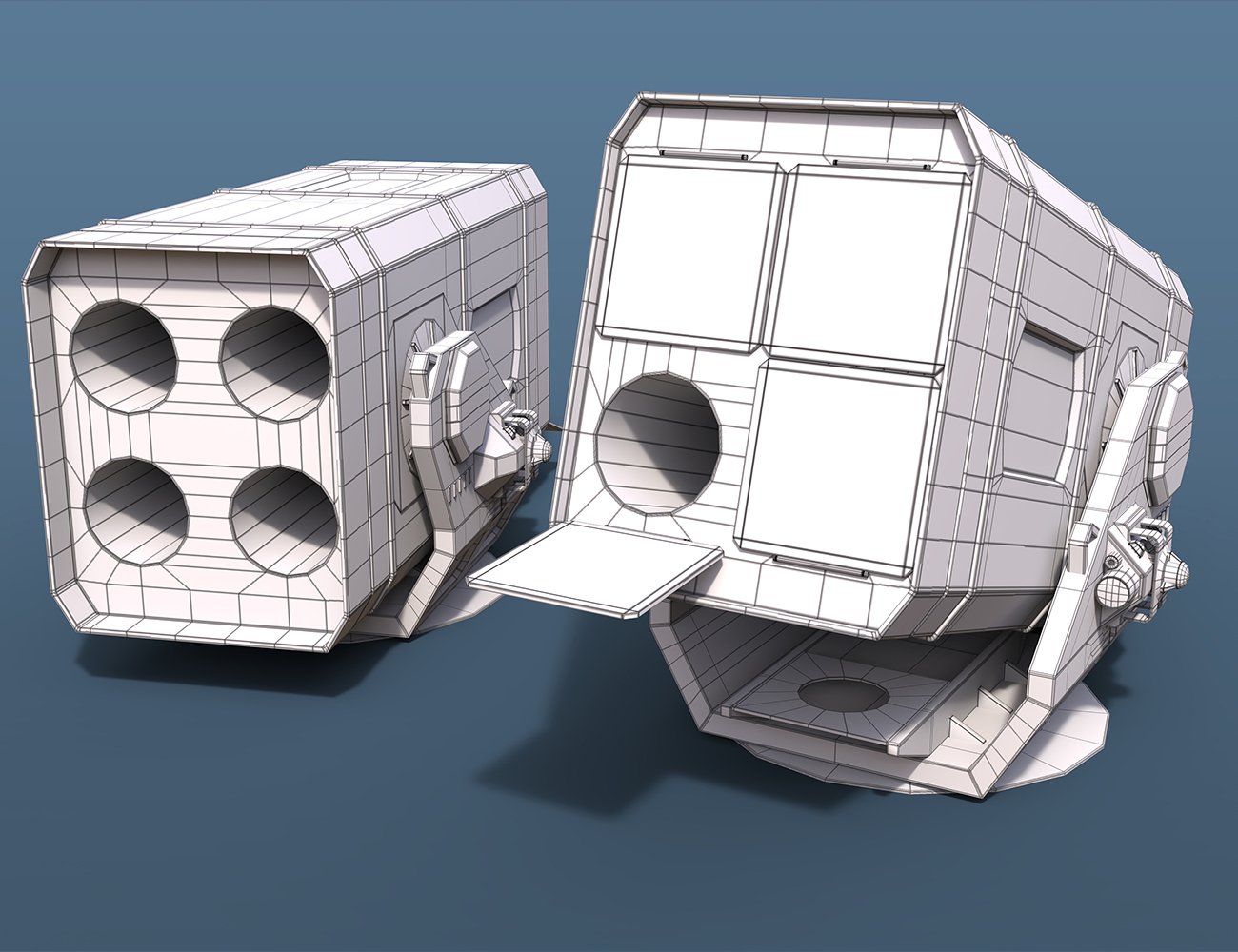 Modular Security Turrets | Daz 3D