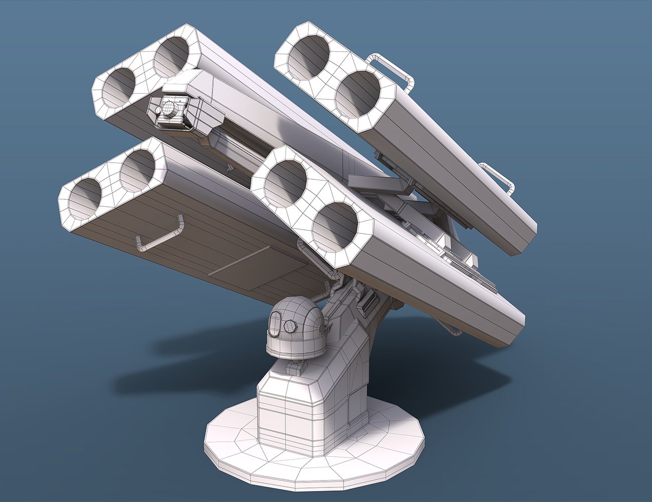 Modular Security Turrets | Daz 3D