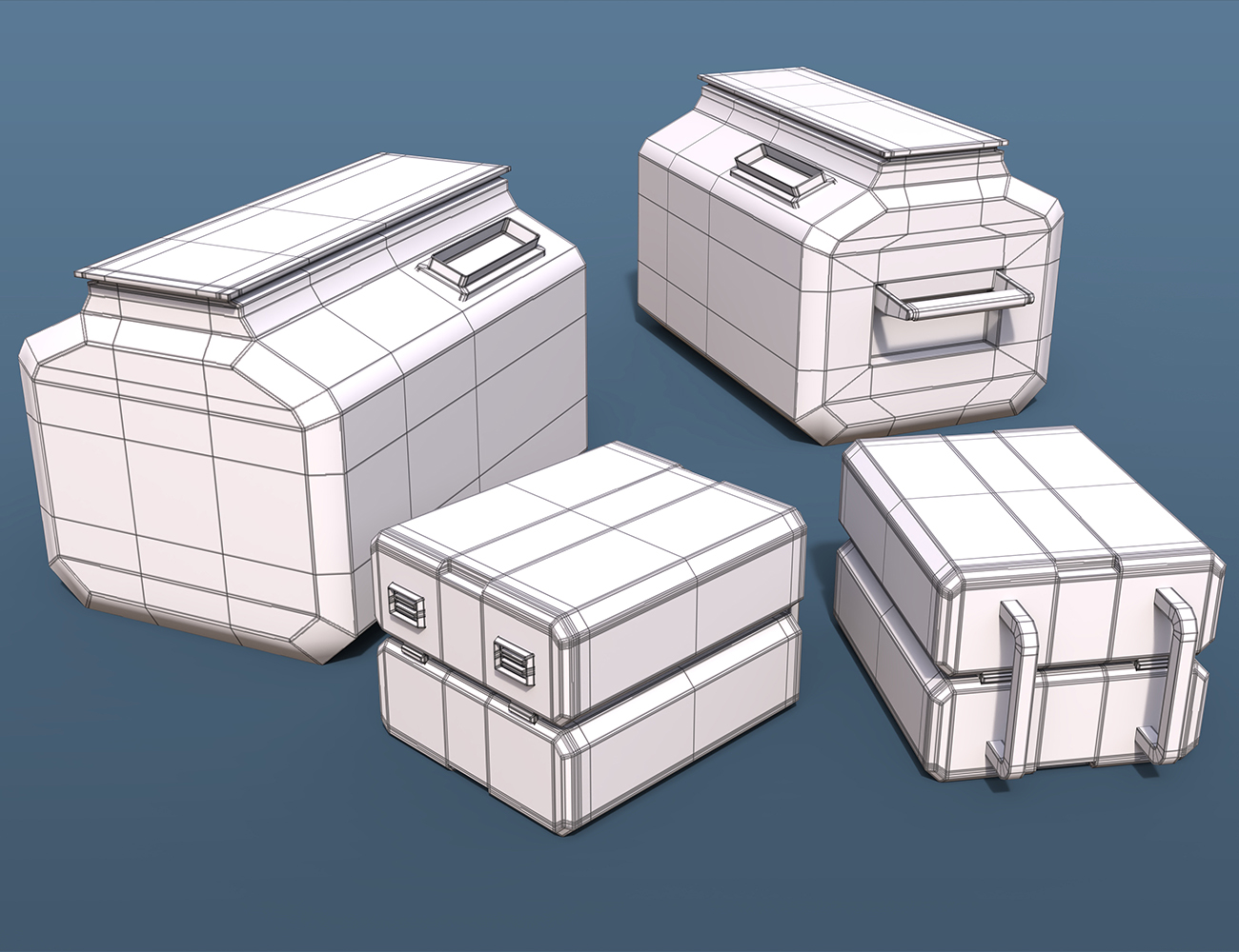 Modular Security Turrets | Daz 3D