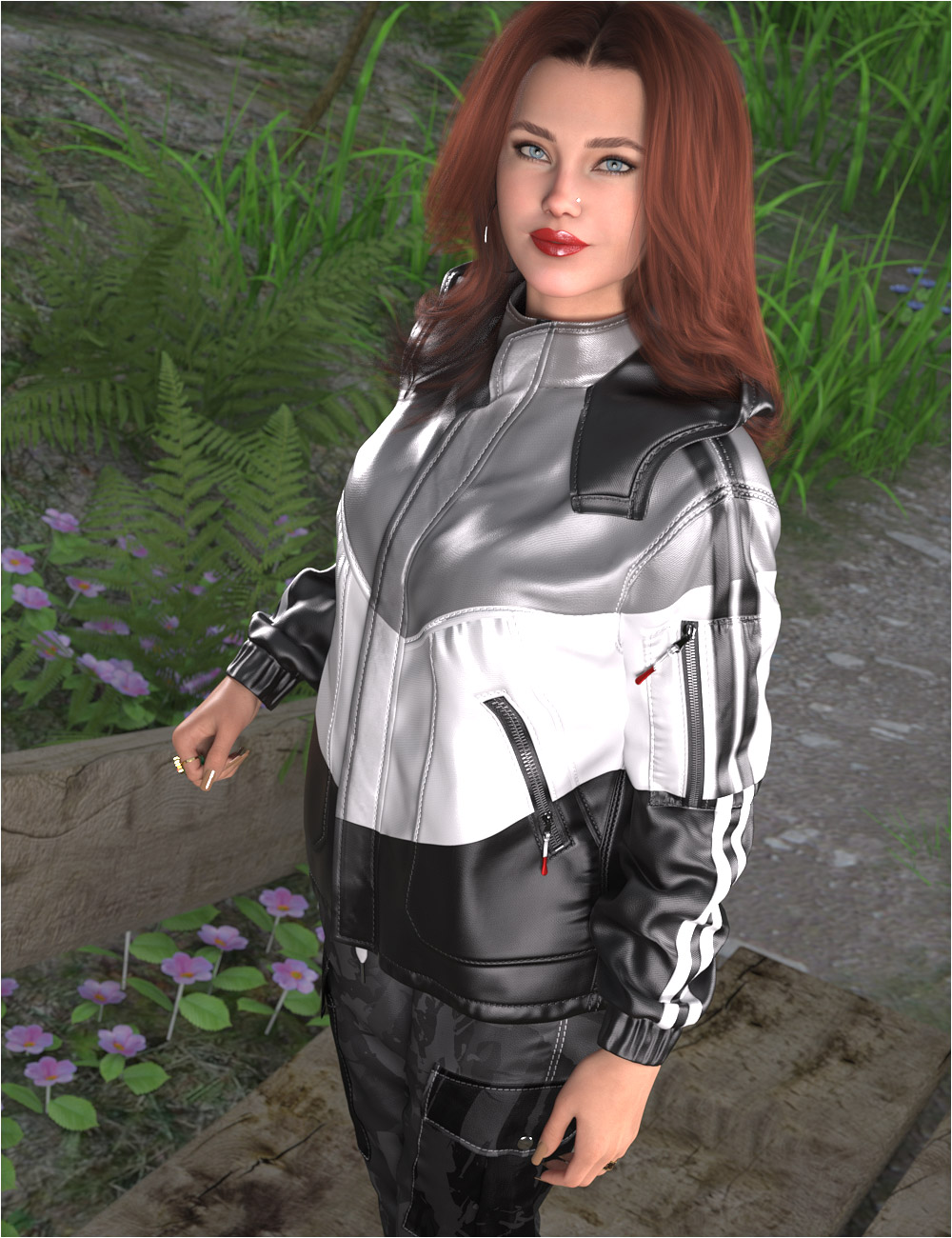 Outward Textures for dForce SU Outdoor Jacket Set | Daz 3D